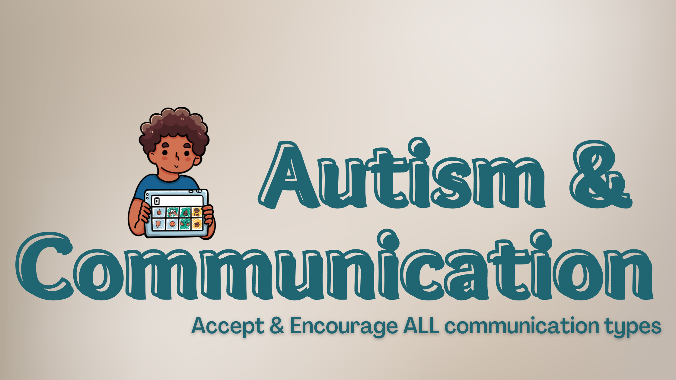 Autism & Communication -- Thoughts as we close World Autism Month
