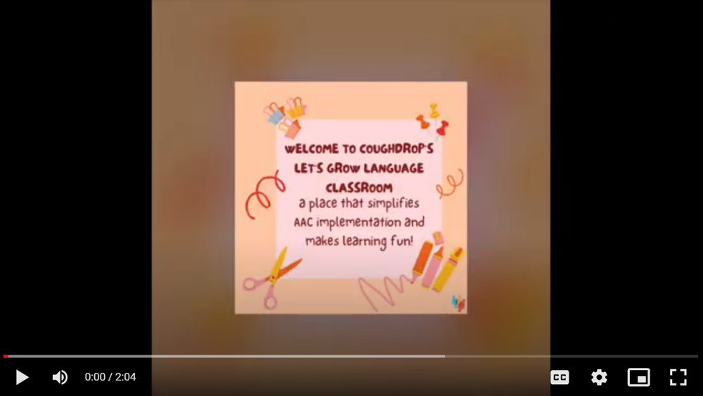 Introducing CoughDrop's Let's Grow Language Classroom!