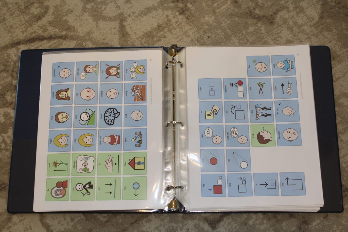 Quick Create AAC Core Flip-Book