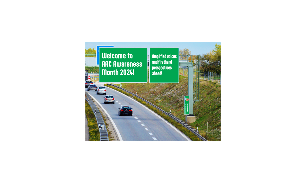 Lining the Highway for AAC Awareness Month 2024!
